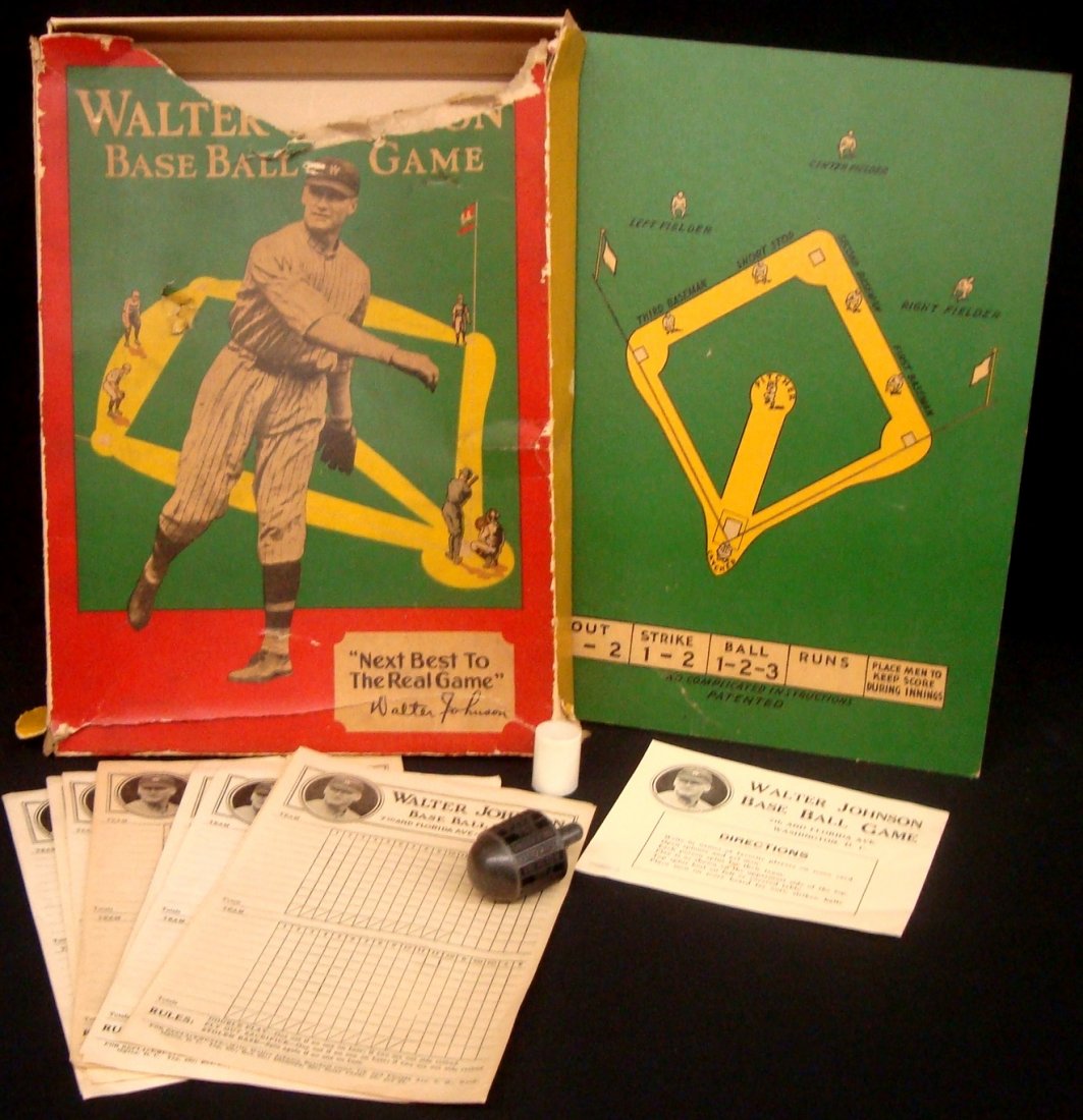 1920s "Walter Johnson Baseball Game" with Original Box
