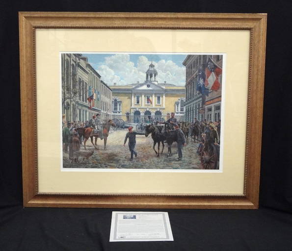 Mort Kunstler Civil War Signed Lithograph "the Guns Of
