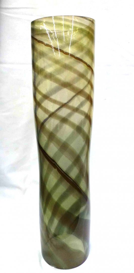 1977 Mary Kay Simoni Spiral Art Glass