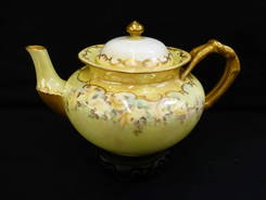 Lotus Ware Knowles Taylor Ktk Artist Signed 1903 Teapot See Sold Price
