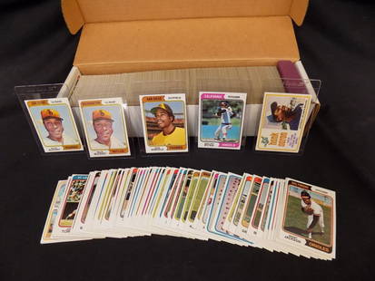 1974 Topps Baseball Complete Set (660) Cards W Traded