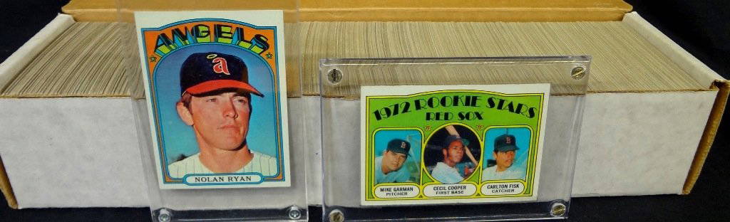 1972 Topps Baseball Complete Set, (787) Cards W Keys,
