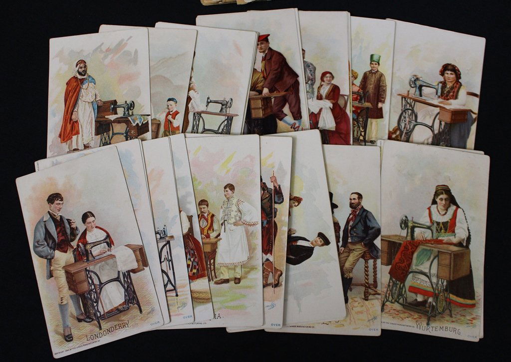 Singer Sewing Machine 1893 Columbian World Fair Cards
