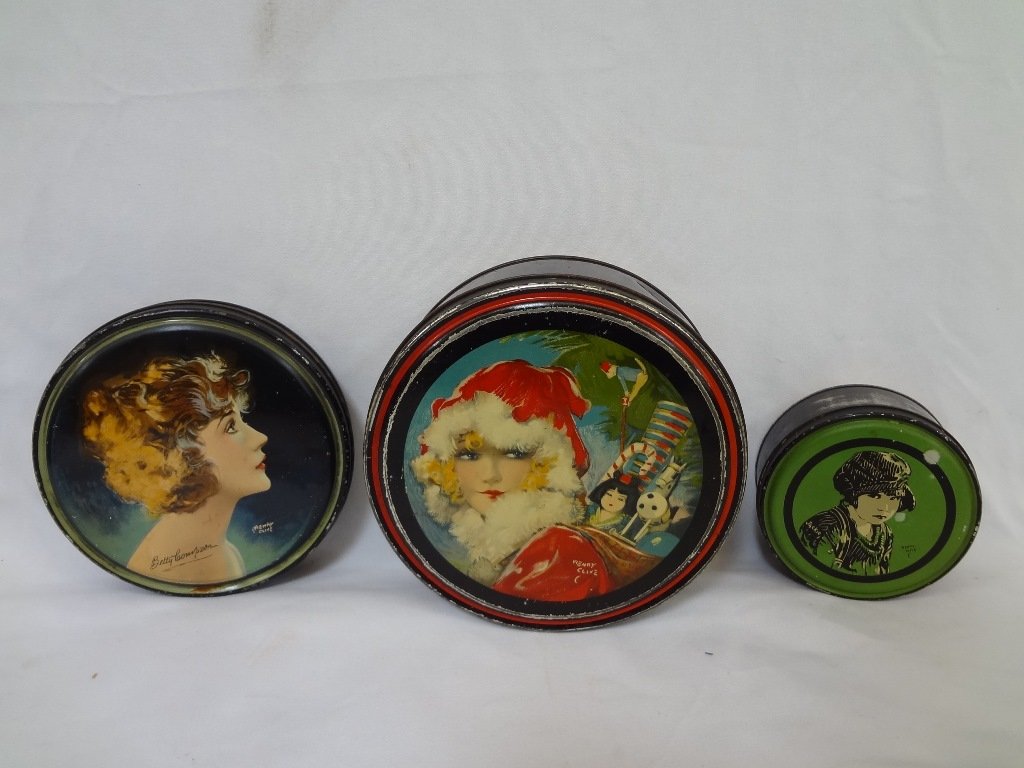 1940's Tins Artwork By Henry Clive Of Hollywood Stars