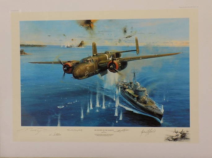 Air Apaches On The Warpath Military Print By Robert