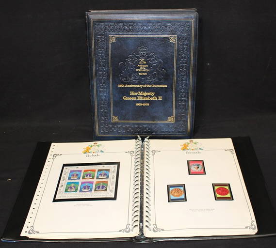 Queen Elizabeth 25th Anniversary Stamp Collection