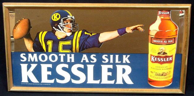 Kessler Whiskey Advertising Mirror