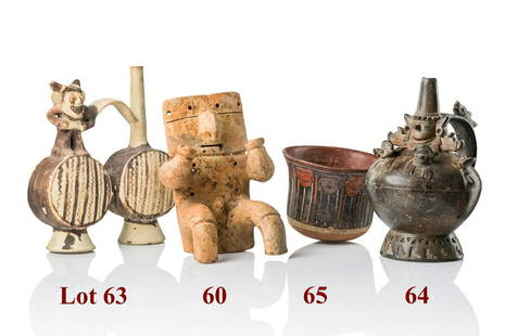 Feline Vessel, C. 900 1200 Ad Peru, Chimu