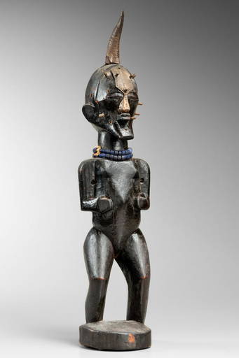 Male Power Figure "nkisi" / "nkishi" D. R. Congo,