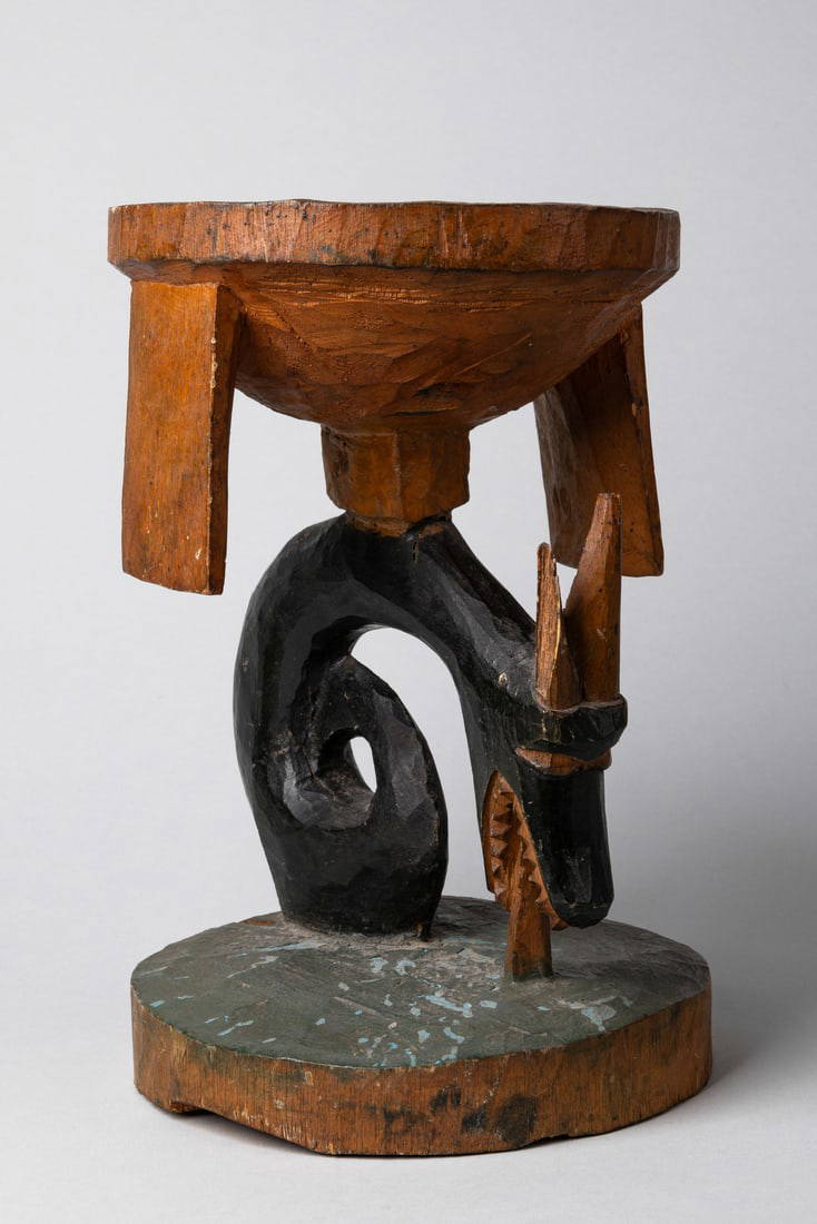 Divination Bowl "agere Ifa" With Horned Snake, Before 1920 - Republic ...