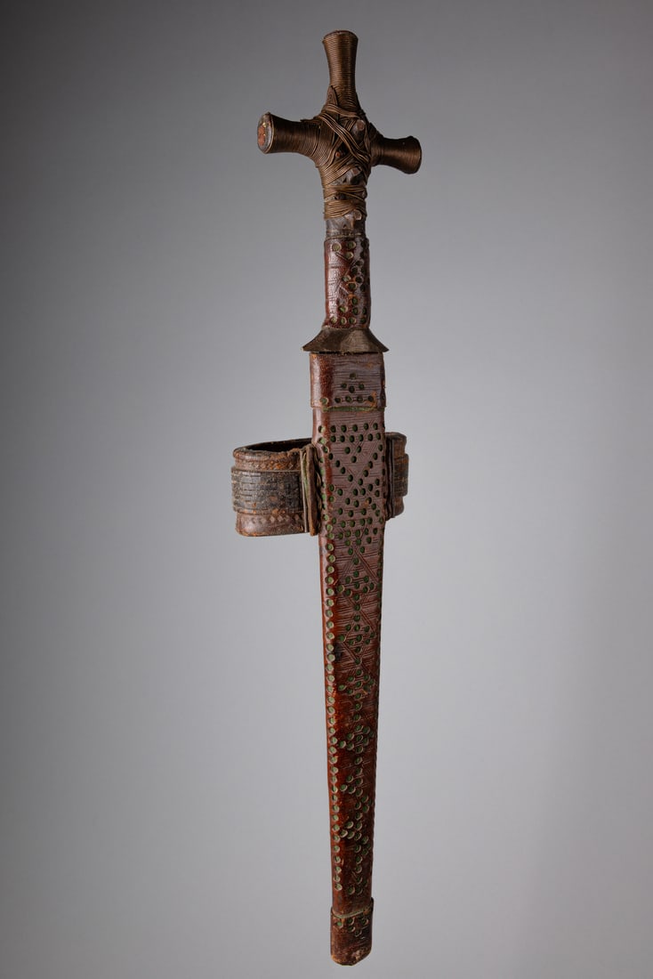 Arm Dagger In Leather Sheath "telek", "tschellack" Or "gozma" - Niger ...