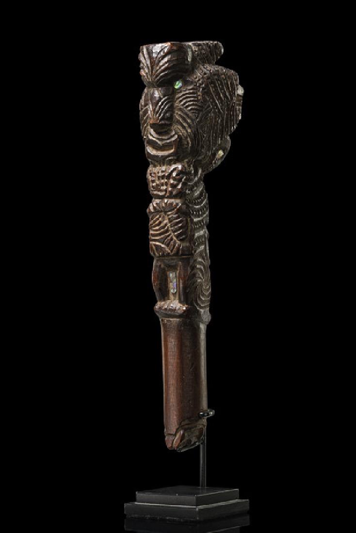 Handle of ceremonial adze "toki poutangata" - New