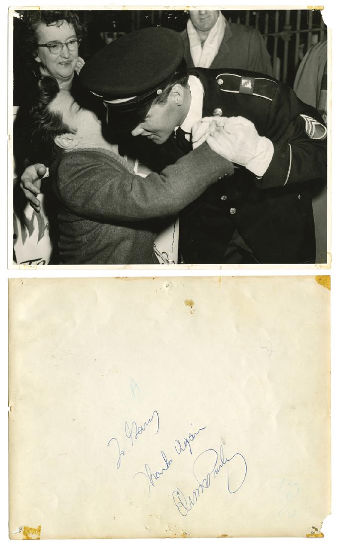 Elvis Presley Signed Photo to Gary Pepper*