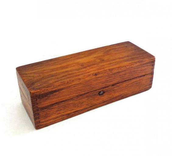 Antique Oak Treen Box
