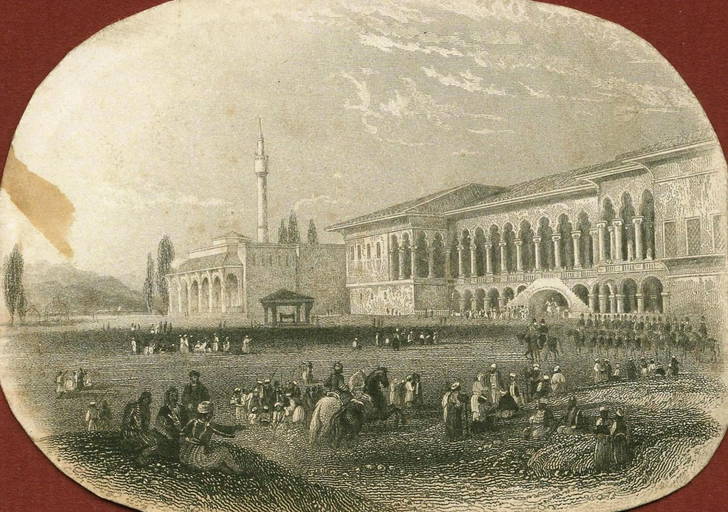 The Palace Of Ali Pasha In Tepelena. Albania. 19th.