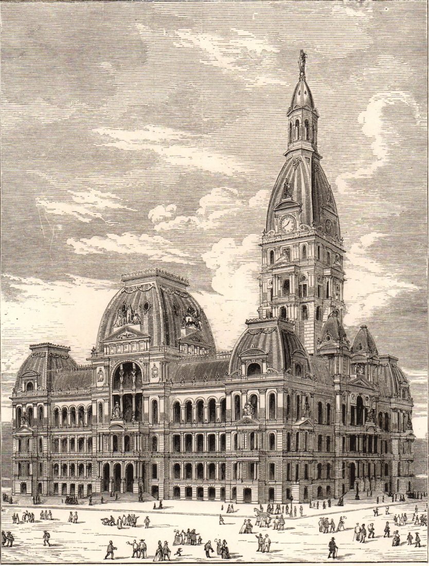 The City Hall. Chicago. 1880.