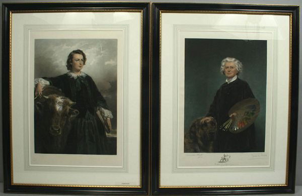 3042: CONSUELA FOULD, (2) ROSA BONHEUR ENGRAVINGS