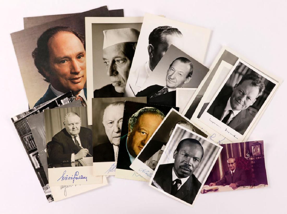 Lot Of Autographed Photos, Foreign Dignitaries