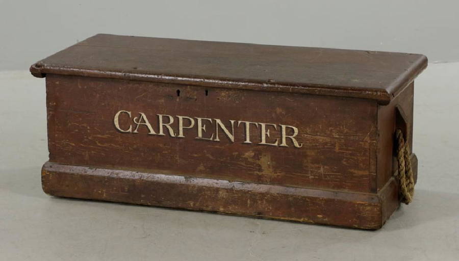 C1800 Paint-decorated Ship's Carpenter's Box - Oct 14, 2017 | Kaminski ...