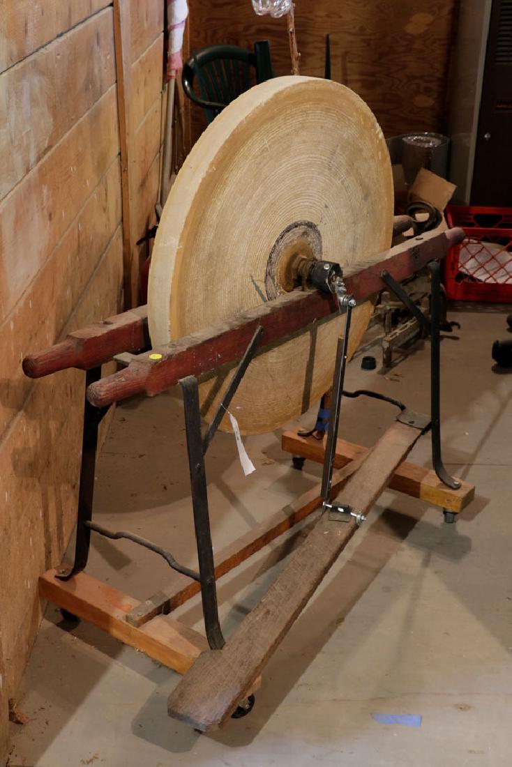 106: Foot-Powered Grinding Wheel