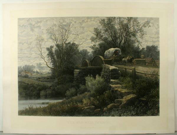 A.f. Bellows, Old Mill Stream, Circa 1863