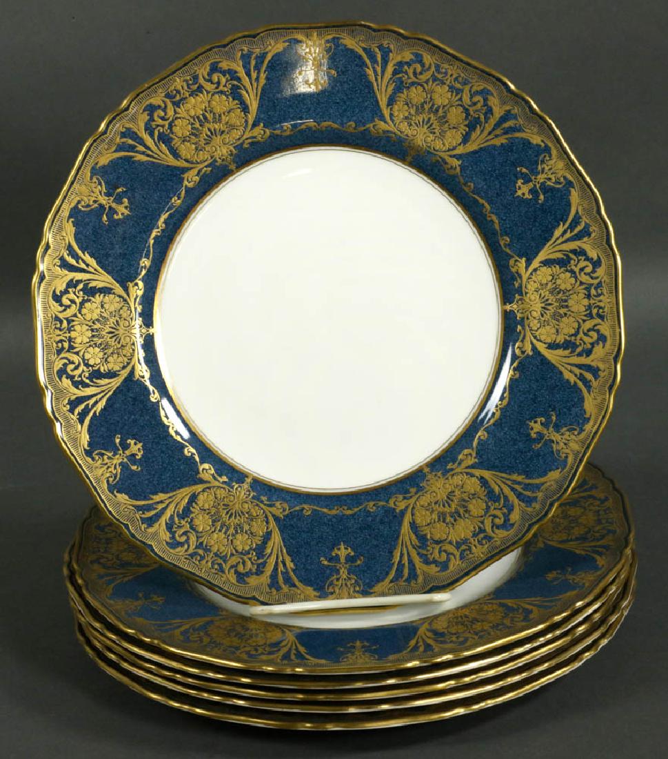 Set Of Six Royal Worcester Plates