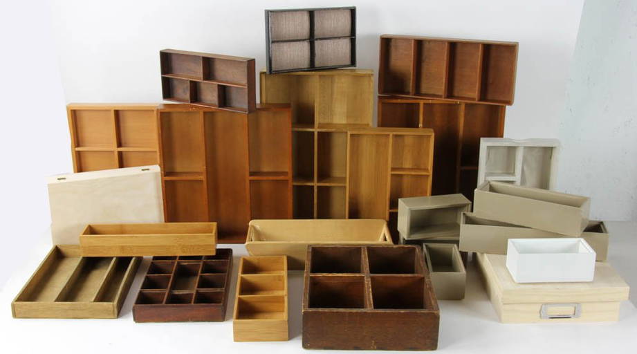 Large Group Of Organizational Boxes