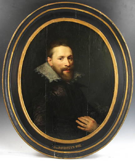 Jan Van Ravesteyn Portrait Oil Panel