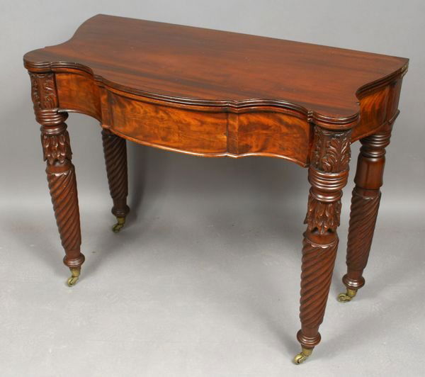 5041A: C1810 Salem McIntyre School Mahog Card Table - Jun 02, 2007 ...