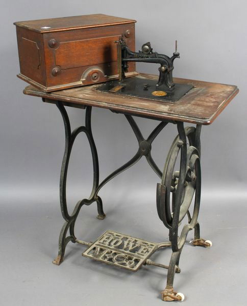 5386: RARE Circa 1871 Howe Treadle Sewing Machine - Jun 02, 2007 ...