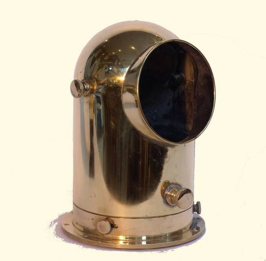 Solid Brass Binnacle Hood W/ Reflective Mirror