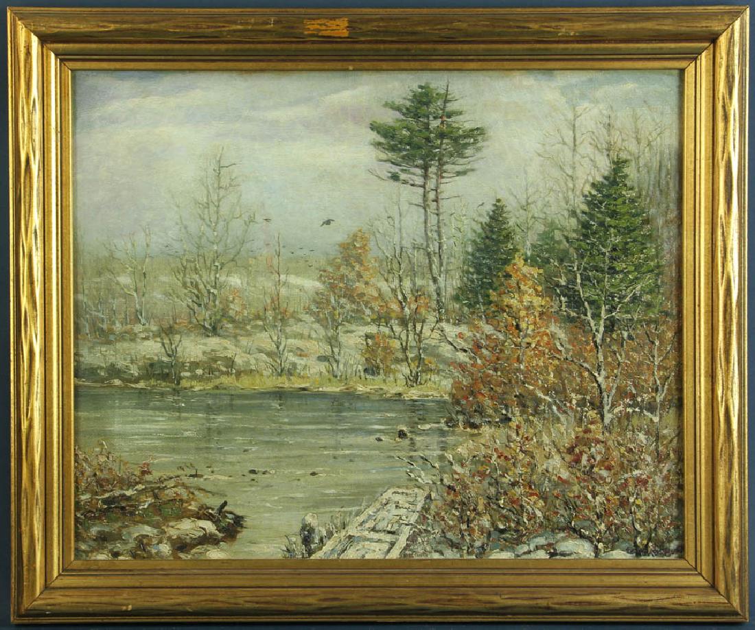 Conrad Buff Early Landscape Oil on Canvas