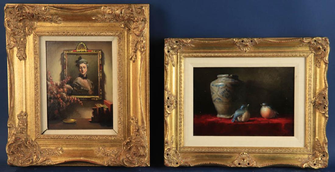 Helen Van Wyk, Two Paintings, Oil on Board