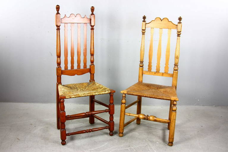 Two Split Bannister Back Chairs