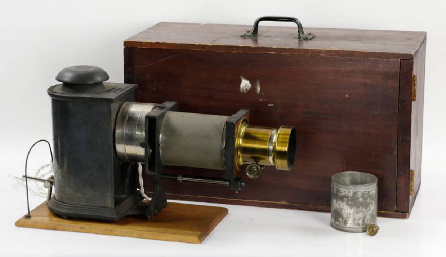 19th C. Slide Projector By Incan Art O Scope