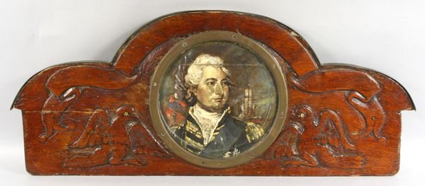 4113: Oil Portrait of Captain Issac Hull of U.S.S. Cons
