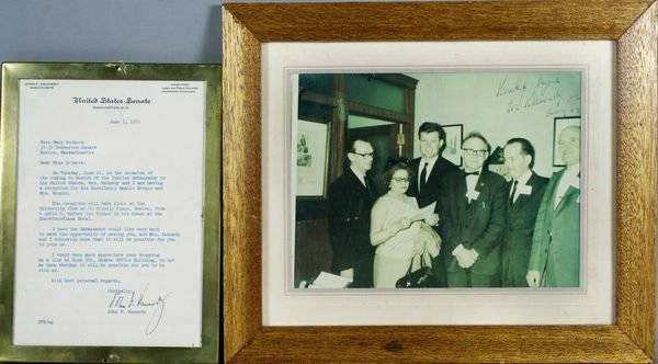 John F. Kennedy Autographed Letter.