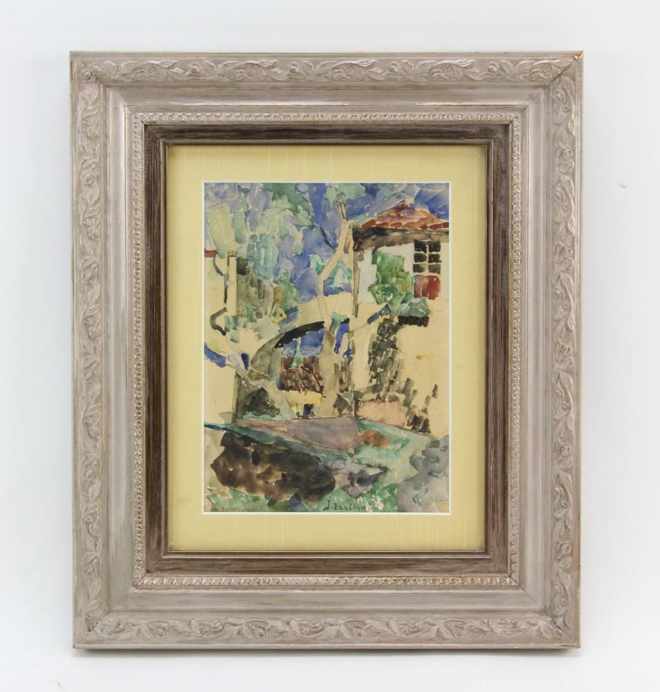 Joseph Zaritsky, Impressionist House, Watercolor - Oct 19, 2019 ...