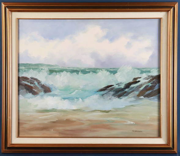 R. C. Benham, Oil On Canvas, Gloucester