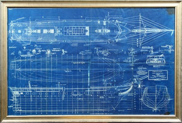 1940 Blueprint of the USS Constitution "Old Irons - Aug 09, 2008 ...