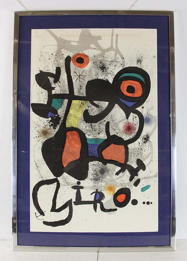 Vintage Joan Miro Abstract Print