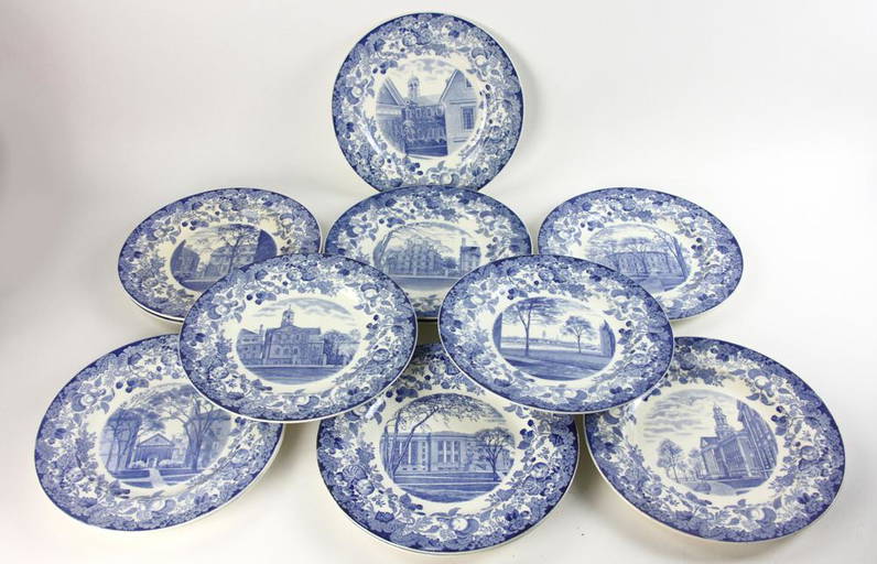 Wedgwood Harvard University Plates