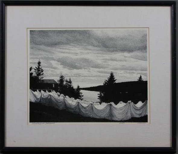 Elmer Rising, "monhegan Hangup", Print