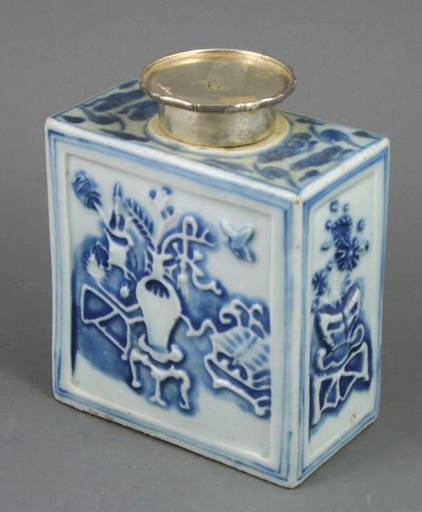 Chai Ching Chinese Porcelain Tea Caddy