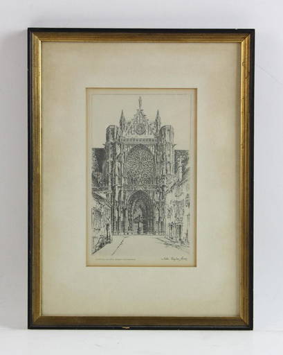 John Taylor Arms Sens Cathedral Etching