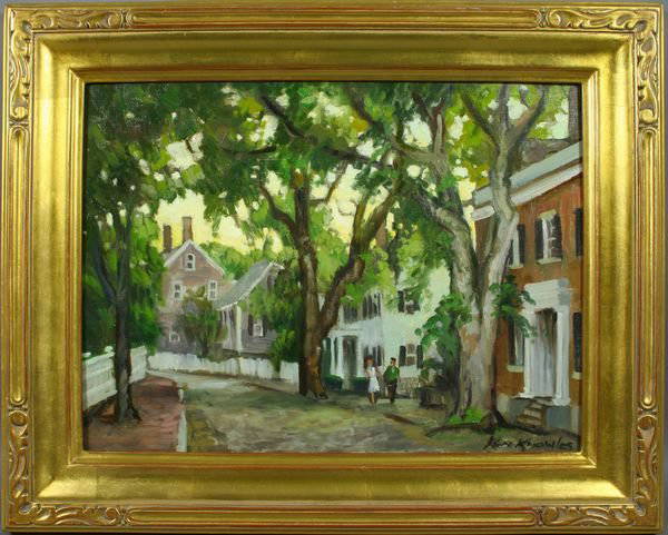 Ken Knowles, Main Street, Nantucket, O/b