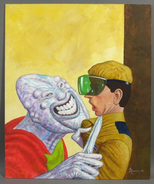 6275: Larry Blamire Original Art, Aboriginal Sci-Fi Mag