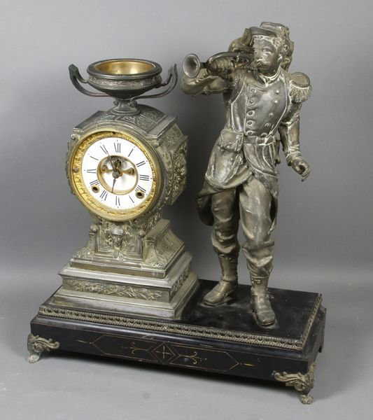 7: 19th Century Civil War Era Mantel Clock