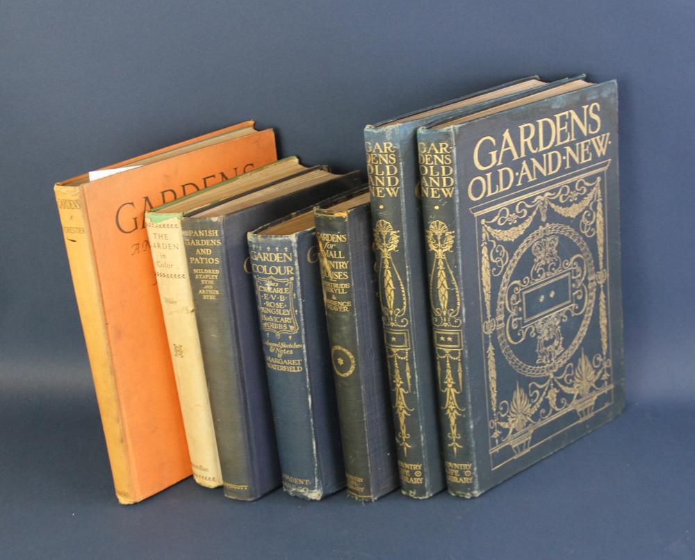 Antique And Vintage Garden Books Lot Of Seven