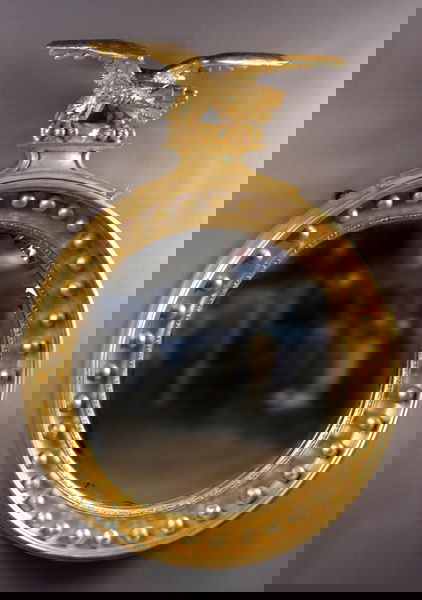 Early 19th Century Federal Convex Mirror